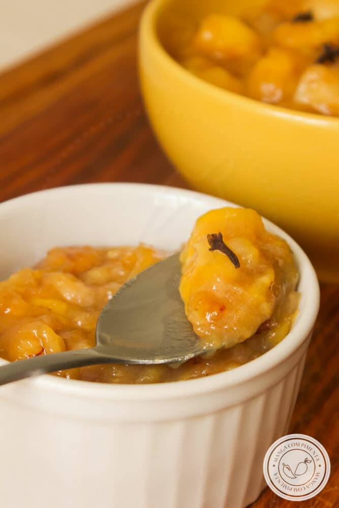 Compota de Bananas Carameladas - Manga com Pimenta