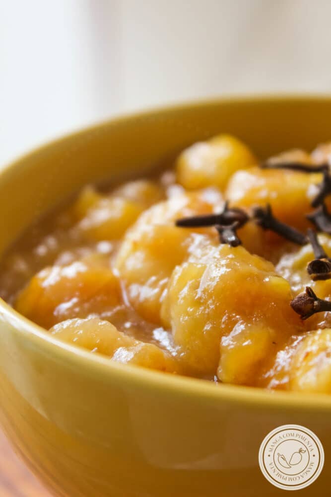 Compota de Bananas Carameladas - Manga com Pimenta