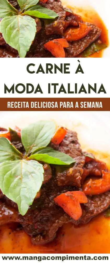Carne à Moda Italiana | Receita para o Almoço! - Manga com Pimenta