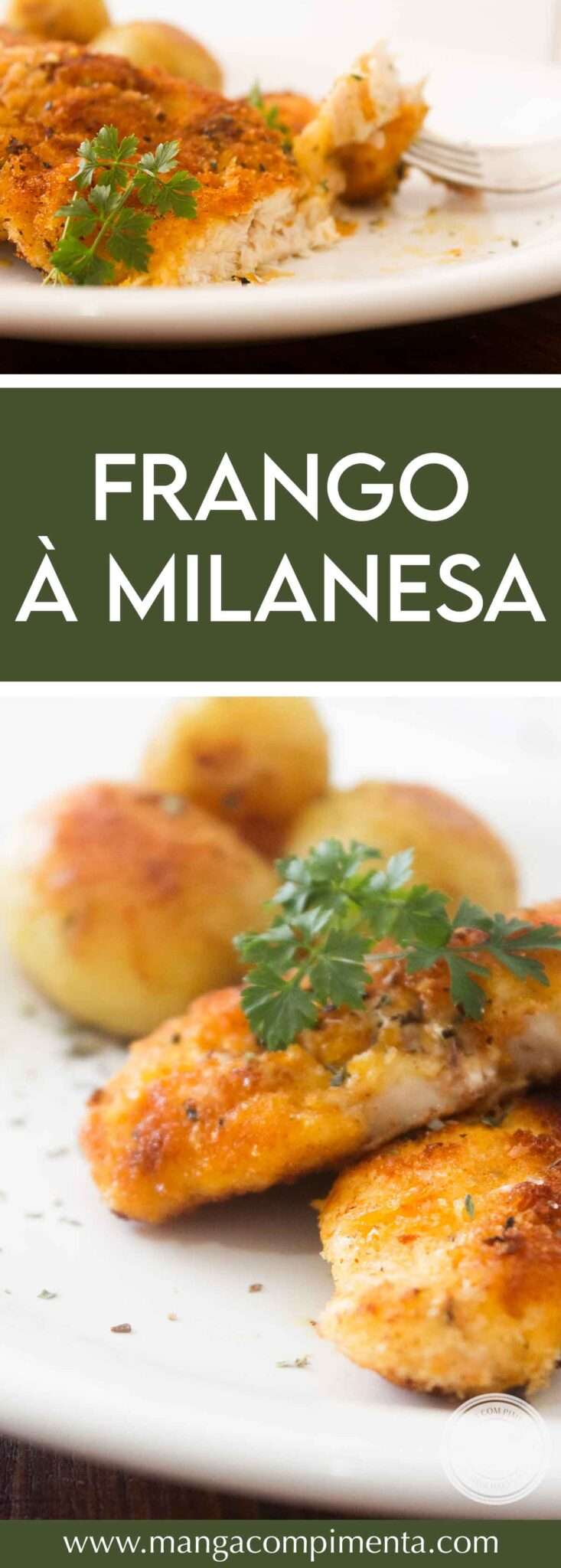 Frango à Milanesa - Manga com Pimenta
