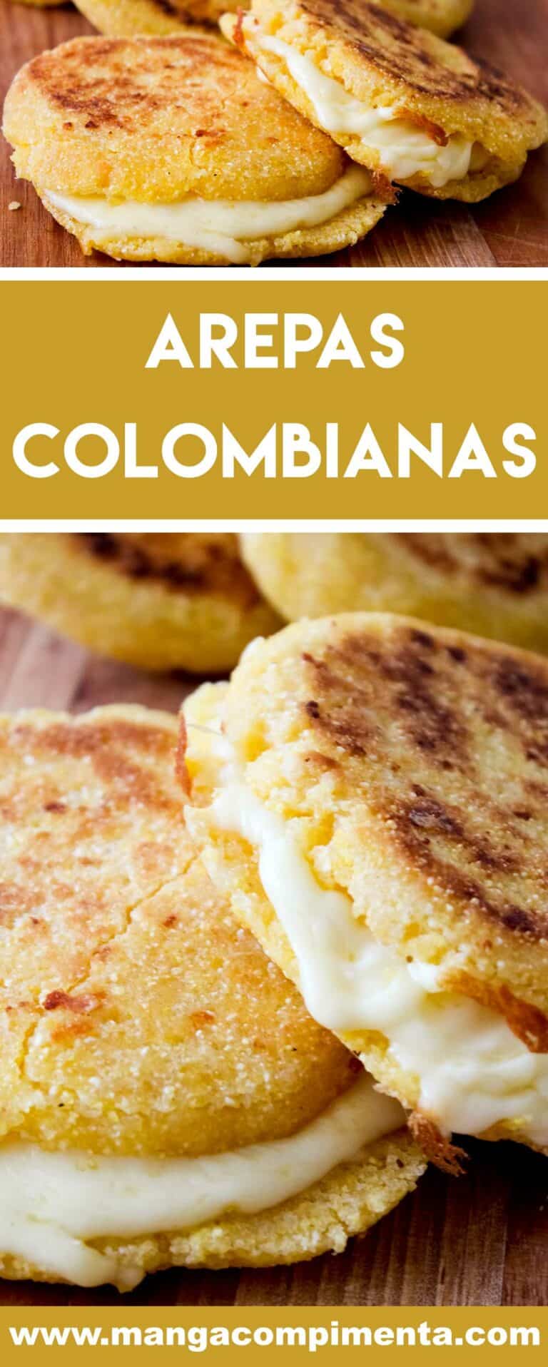 Arepas Colombianas | Receita Colombia - Manga com Pimenta