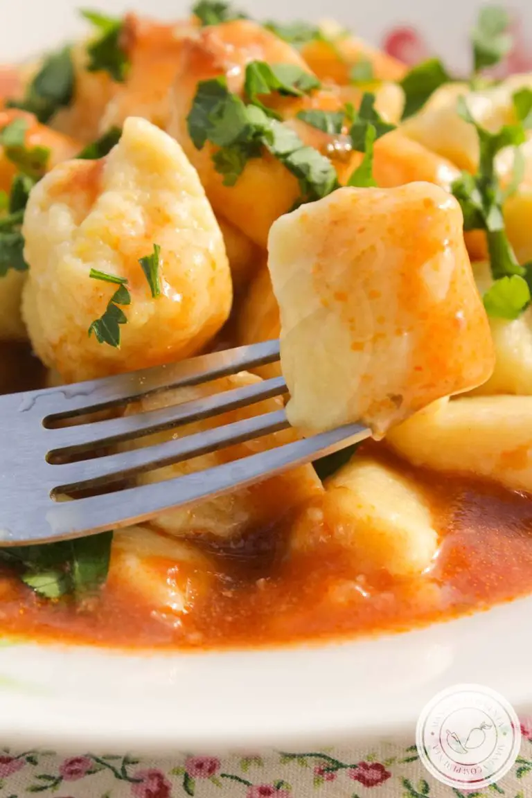 Nhoque de Batata Doce - Manga com Pimenta