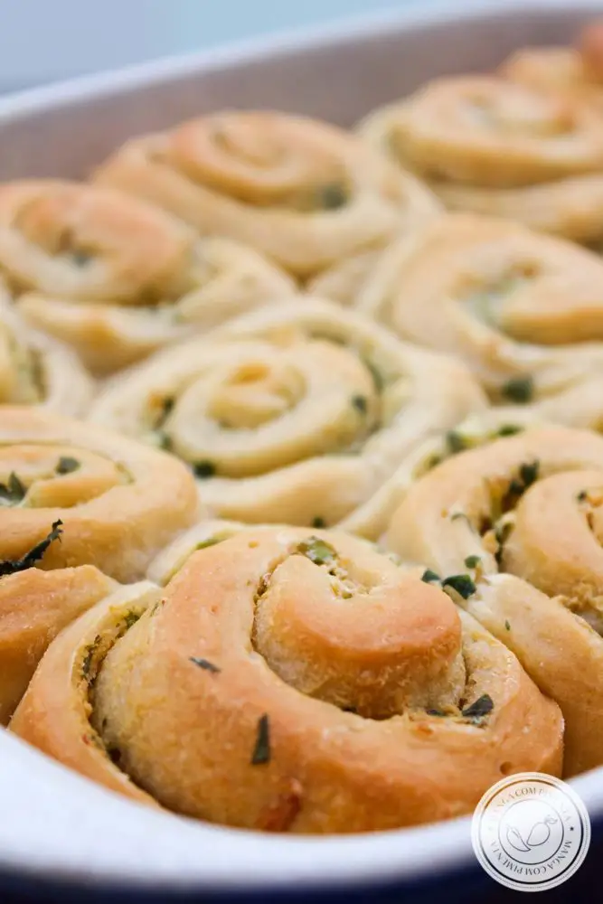 Pão de Alho Rolls | Prepare para o lanche da tarde! - Manga com Pimenta