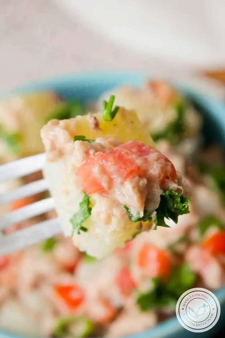 Salada de Atum com Batata e Tomate - Manga com Pimenta