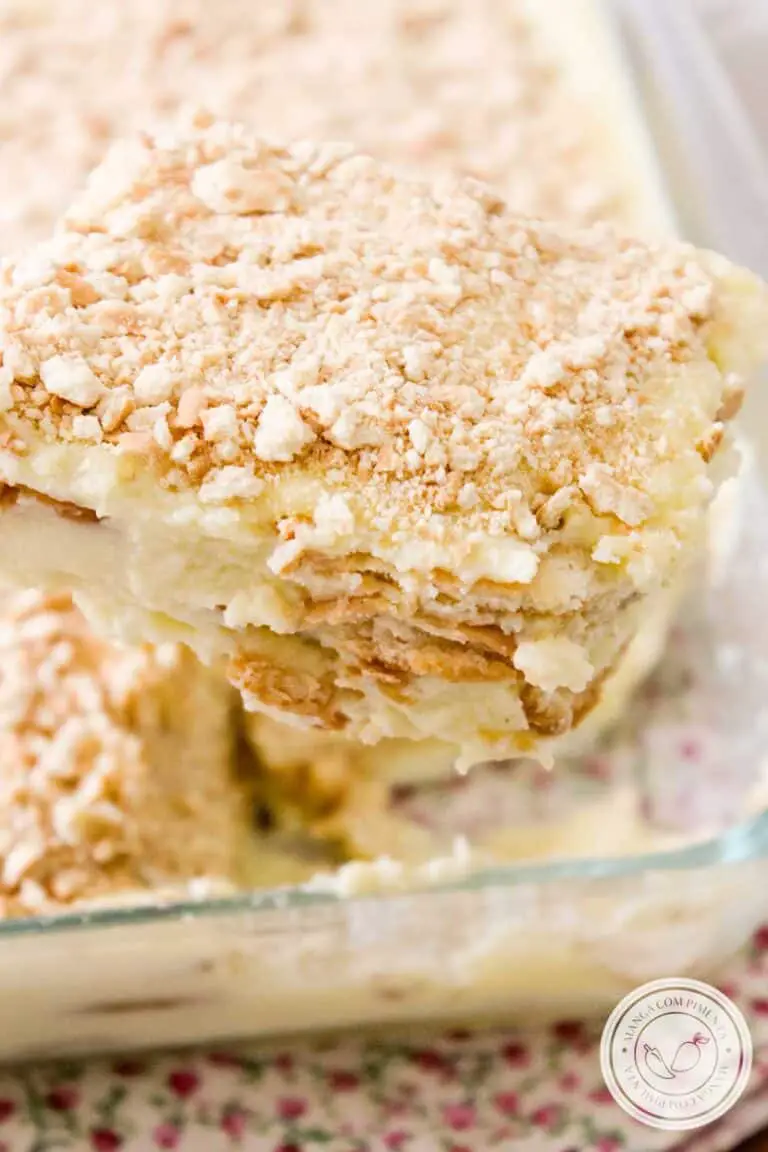 Pavê de Bolacha Maria - Manga com Pimenta